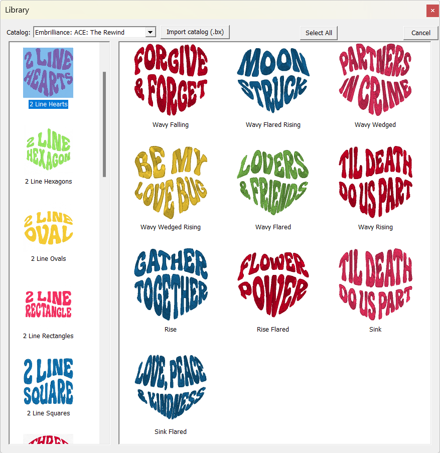 The Rewind – Announcing a new Embrilliance Font & Template Collection ...