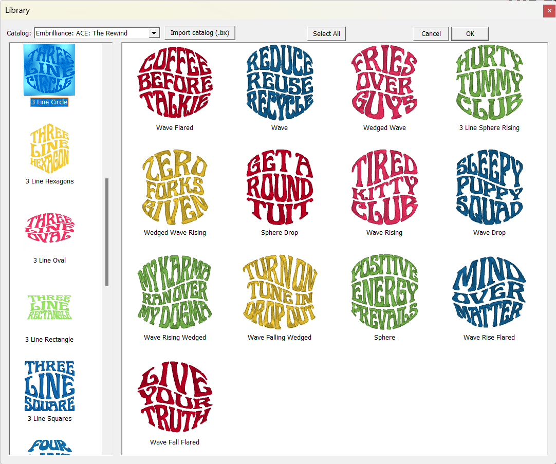 The Rewind – Announcing a new Embrilliance Font & Template Collection ...