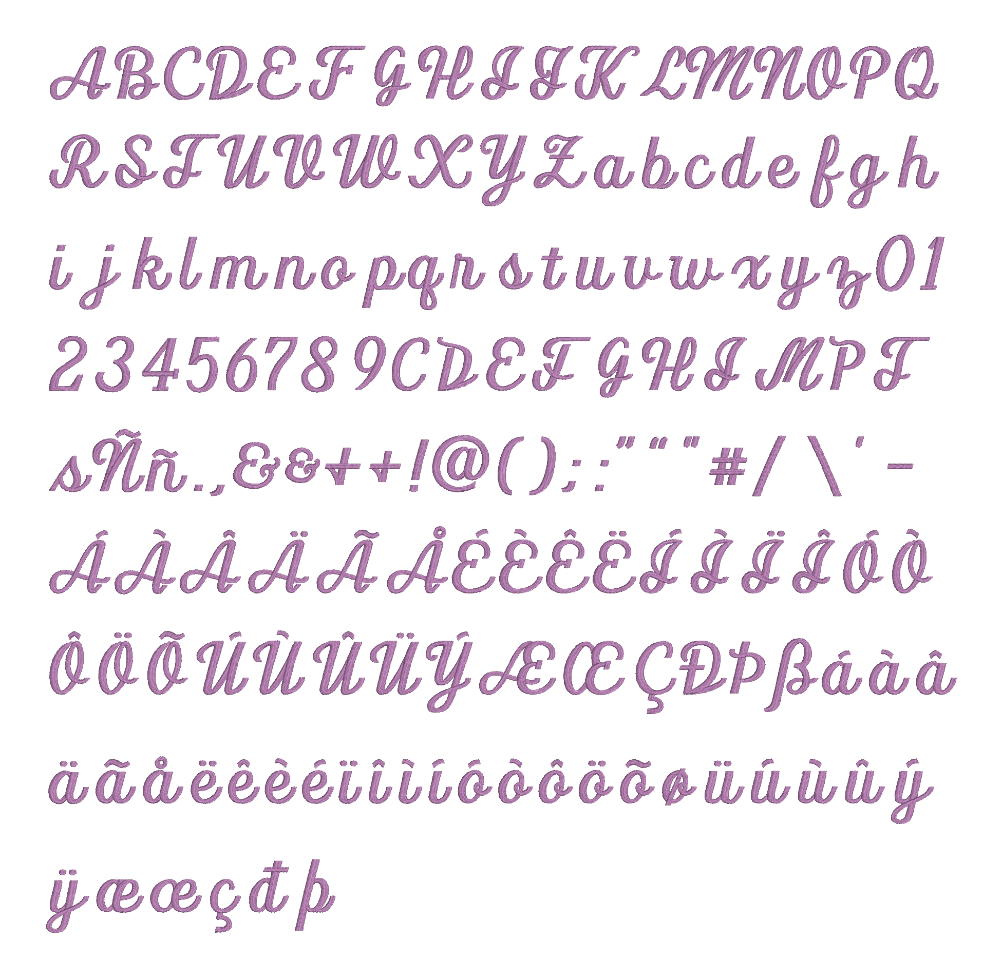 Pretty Cursive Tattoo Fonts For Girls