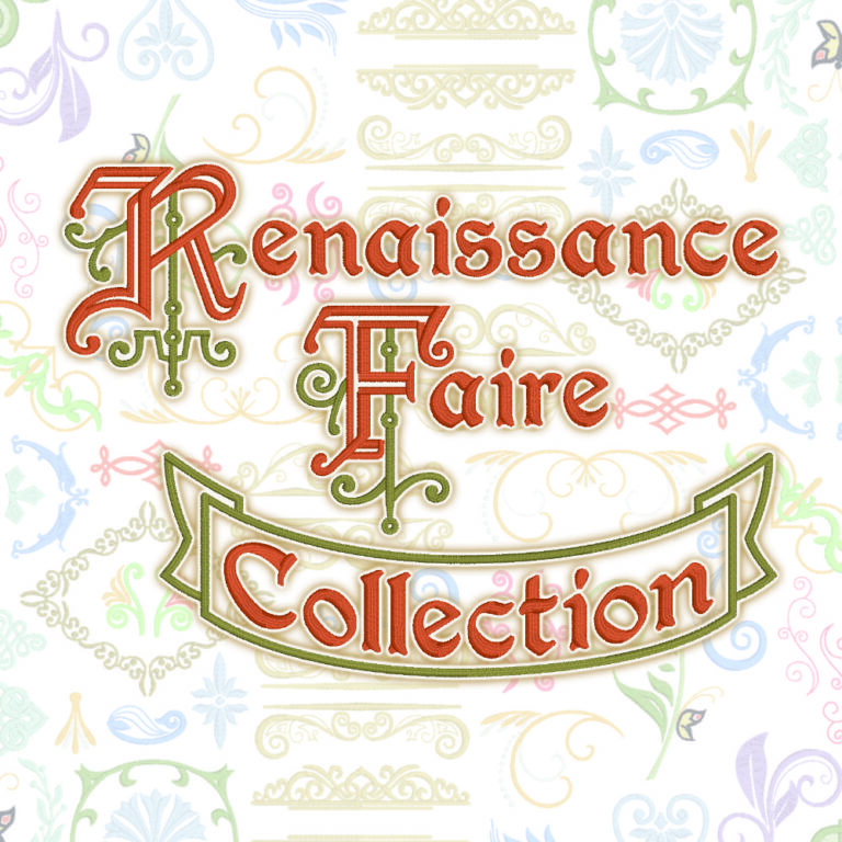 Introducing the Renaissance Faire Embroidery Font and Design Collection ...