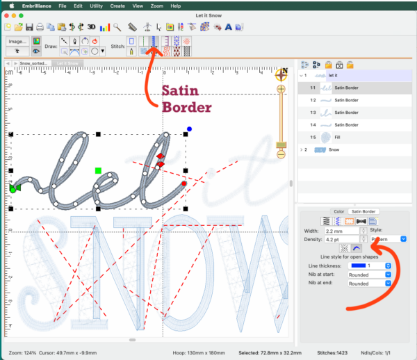Free “Let it Snow” Embroidery Design! – Embrilliance Embroidery Software